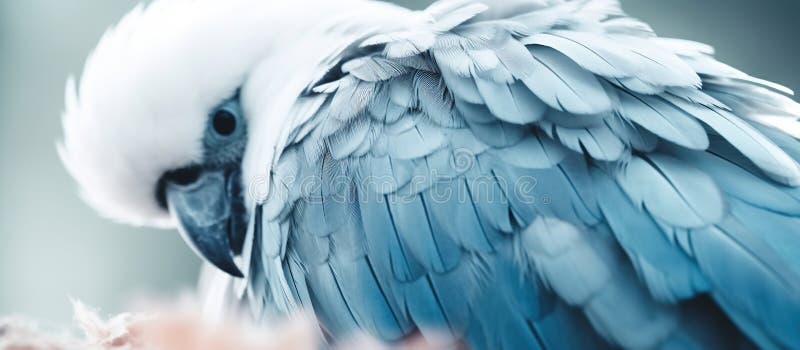 Airy Soft Fluffy Wing Bird , AI Generated Image Stock Image - Image of ...