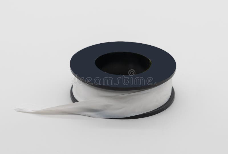 Aislante Del Sello Del Hilo Del Teflon En Blanco Foto de archivo ...