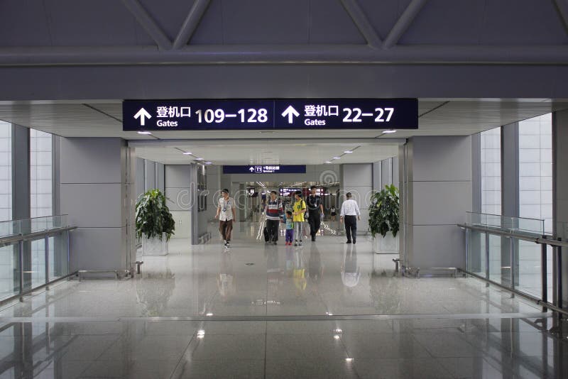 The aisle editorial image. Image of chengdu, gray, hall - 42013975