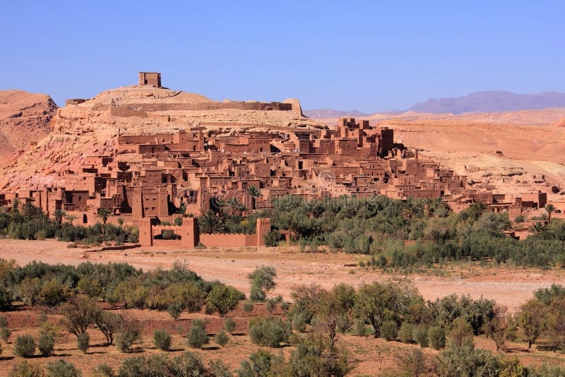 Ait Ben Haddou Kasbah, Marocco Fotografia Stock - Immagine di argilla ...