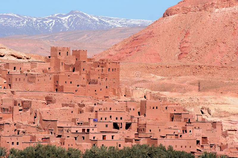 Ait Benhaddou stock photo. Image of muslim, ancient, attraction - 13467158