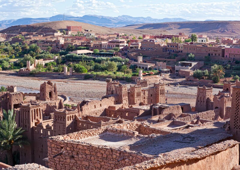Ait Benhaddou, Morocco stock photo. Image of oasis, ounila - 21249474