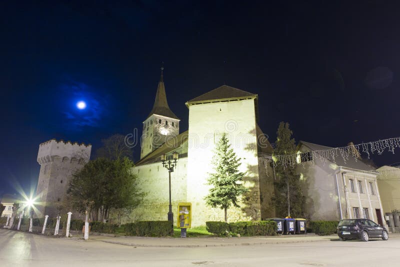 Visiting the Aiud fortress editorial stock photo. Image of round - 53706248