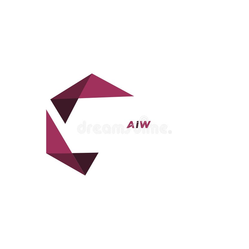 AIV Creative Minimalist Letter Logo. AIV Unique Vector Initials ...