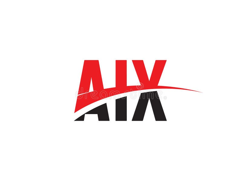 AIX Letter Initial Logo Design Vector Illustration Stock Vector ...