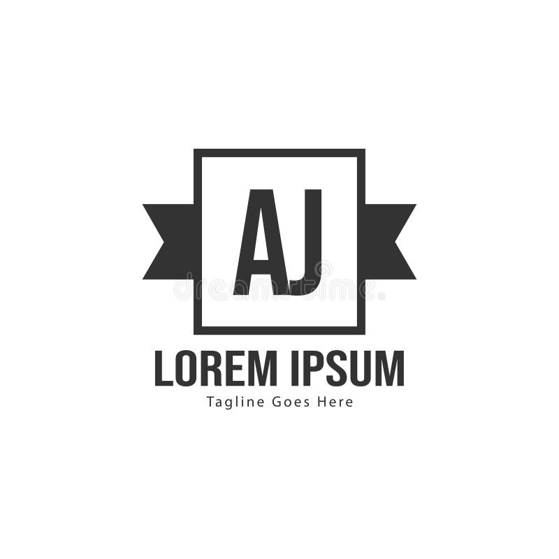 AJ Letter Logo Design. Creative Modern AJ Letters Icon Illustration ...