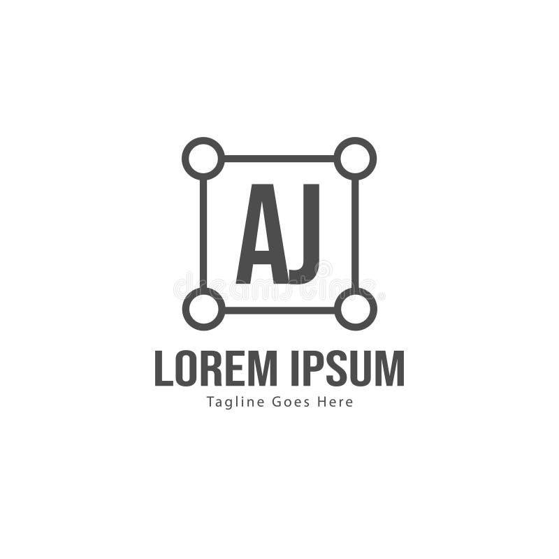 AJ Letter Logo Design. Creative Modern AJ Letters Icon Illustration ...