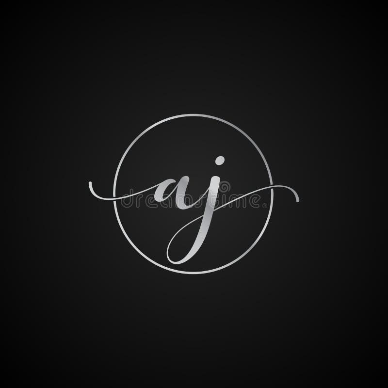 AJ Modern Unique Initial Letter Elegant Logo Template Vector Creative ...