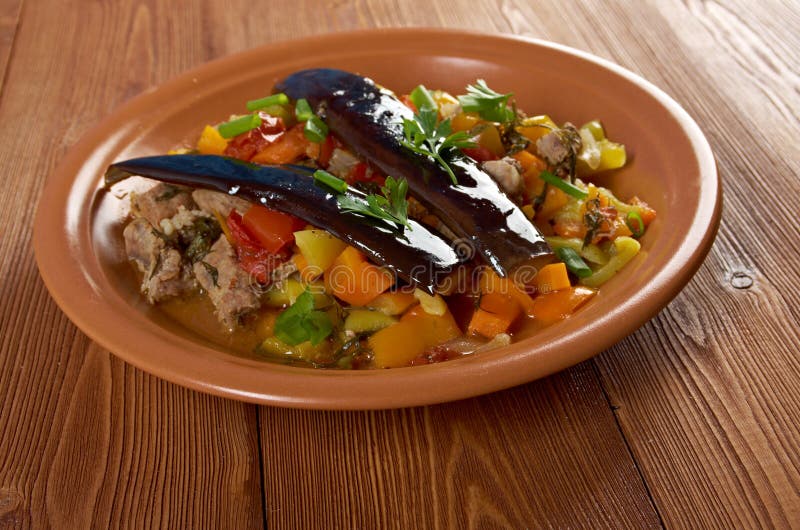 Ajapsandali stock photo. Image of baked, nutrition, garnish - 34133550