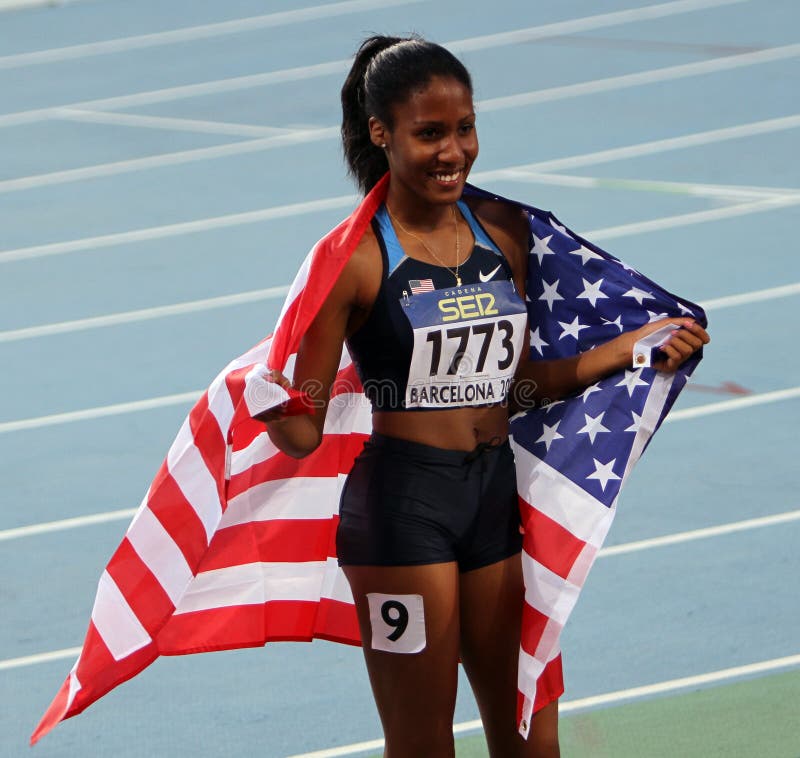 Ajee Wilson Der Sieger Der 800 Meter Redaktionelles Stockfotografie ...