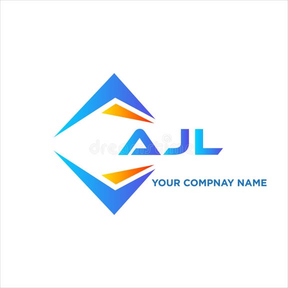AJL Abstract Technology Logo Design on White Background. AJL Creative ...