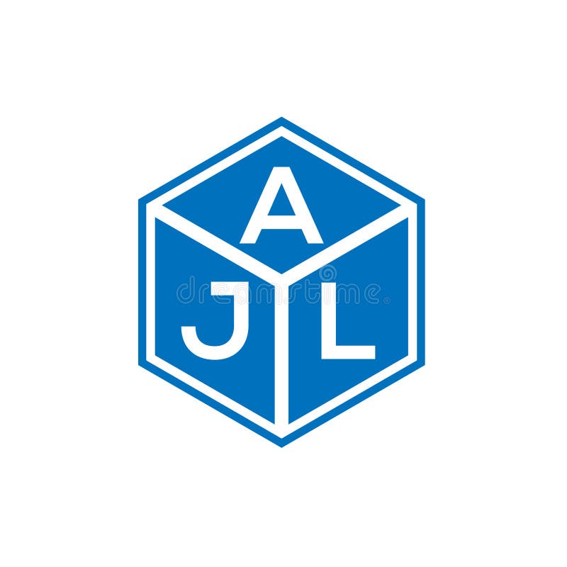 AJL Letter Logo Design on Black Background. AJL Creative Initials ...