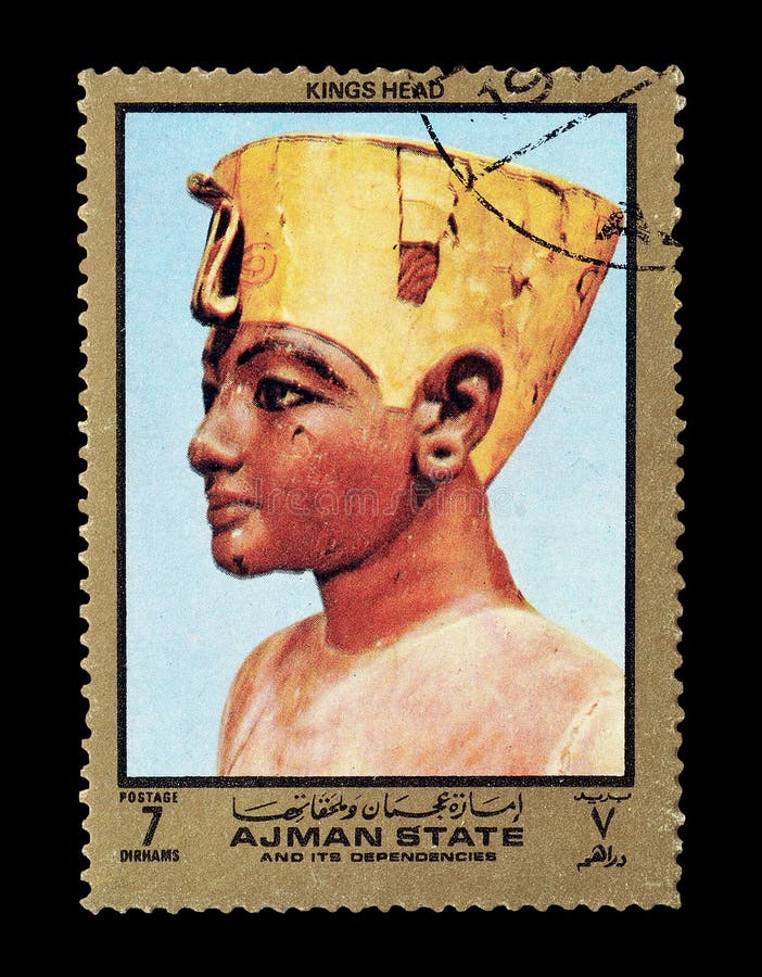 Ajman State on Postage Stamp Editorial Image - Image of edition ...