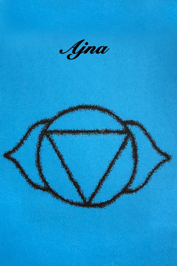 Ajna chakra. stock image. Image of icon, abstract, spiritual - 62362725