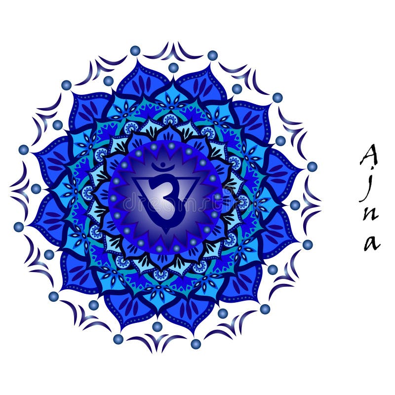 Ajna chakra stock vector. Illustration of icon, future - 48062669