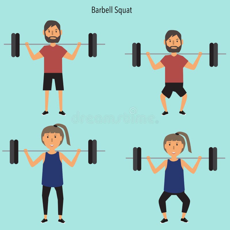 Ajouter Au Vecteur De Formation De Poids Illustration de Vecteur ...