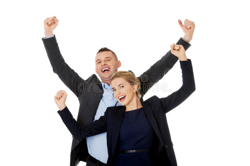 Homme Victorieux D'affaires Image stock - Image du masculin, geste ...