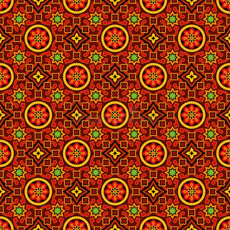 Ajrak Vector Pattern stock vector. Illustration of indusvalley - 45391557