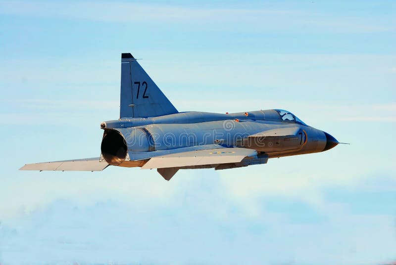 AJS 37 Viggen editorial stock image. Image of military - 24209659