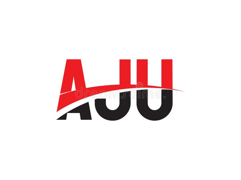 AJU Letter Initial Logo Design Vector Illustration Stock Vector ...