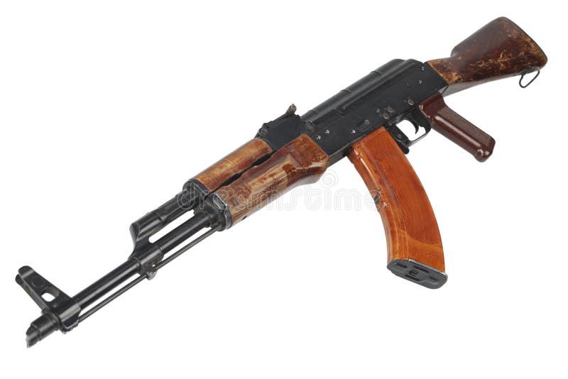AK - 47 AKM assault rifle stock photo. Image of kalashnikov - 112432652