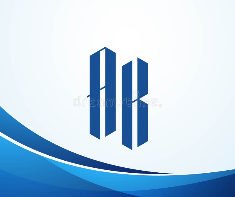 AK Alphabet Letter Logo Design Template Elements Stock Vector ...