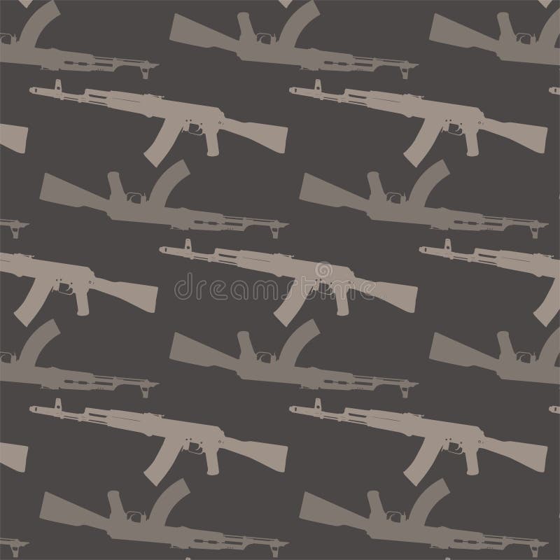 AK Gun Steamless Texture. Vector. Eps Stock Vector - Illustration of ...