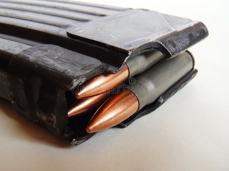 AK magazine stock photo. Image of brass, 62x39, rifel - 29608160