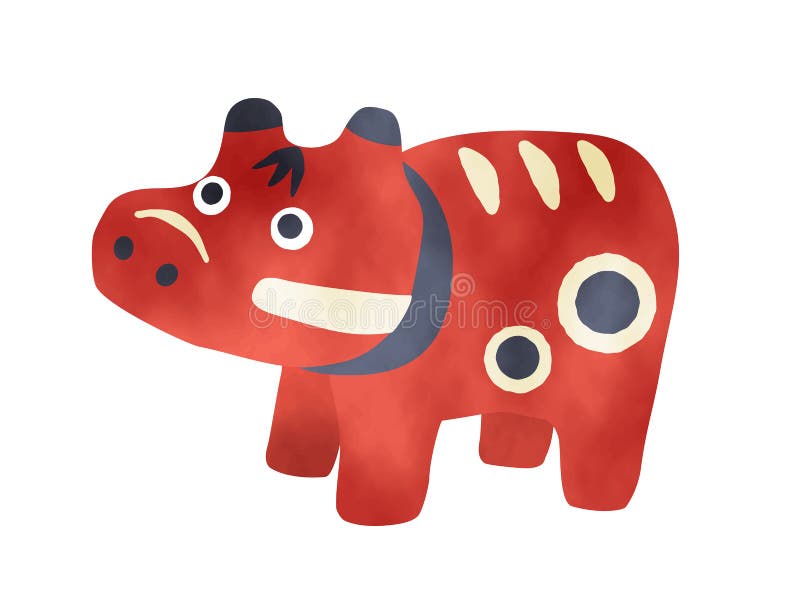 Akabeko Illustration Stock Illustrations – 45 Akabeko Illustration ...