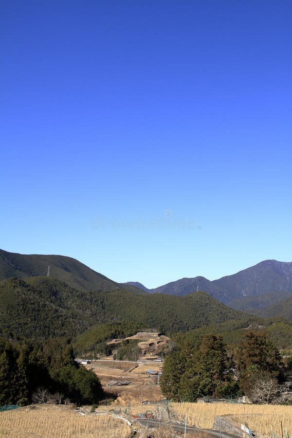 Akagi castle stock photo. Image of ruins, japanese, view - 147325822
