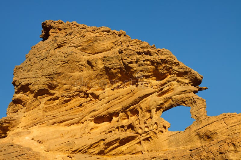 Akakus (Acacus) Mountains, Sahara, Libya Stock Photo - Image of barren ...