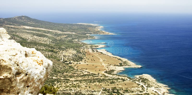 Akamas stock image. Image of coves, peninsular, rocks - 5762169