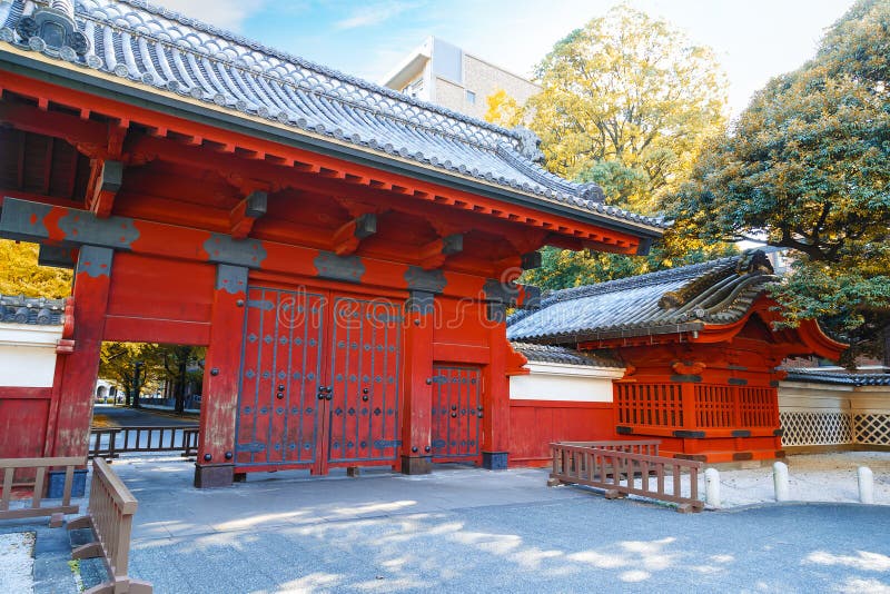 Akamon Red Gate at Tokyo University Stock Photo - Image of academy ...