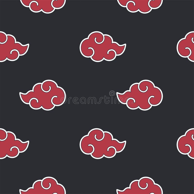 Asian Auspicious Clouds Seamless Pattern Stock Illustration ...