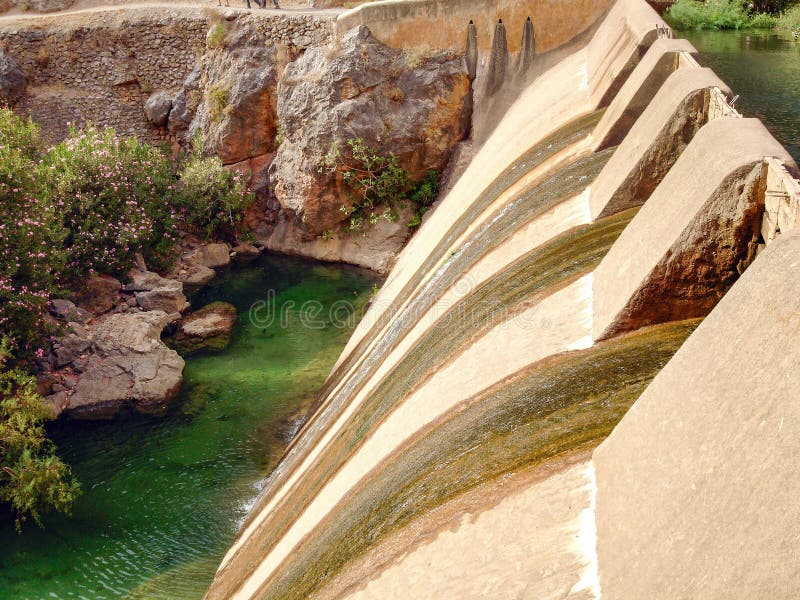 Akchour Dam stock image. Image of plants, morocco, lake - 184408917