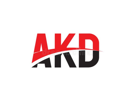 AKD Letter Initial Logo Design Vector Illustration Stock Vector ...