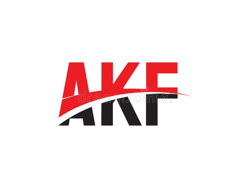 AKF Letter Initial Logo Design Vector Illustration Stock Vector ...