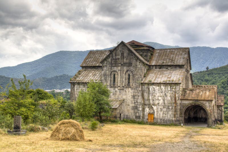 Akhtala monastery stock image. Image of history, blue - 43041725