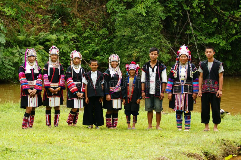 Akka Hill tribe portrait editorial photography. Image of migrate - 13445852