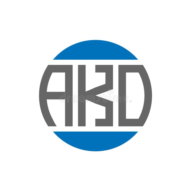 AKO Letter Logo Design on White Background. AKO Creative Initials ...