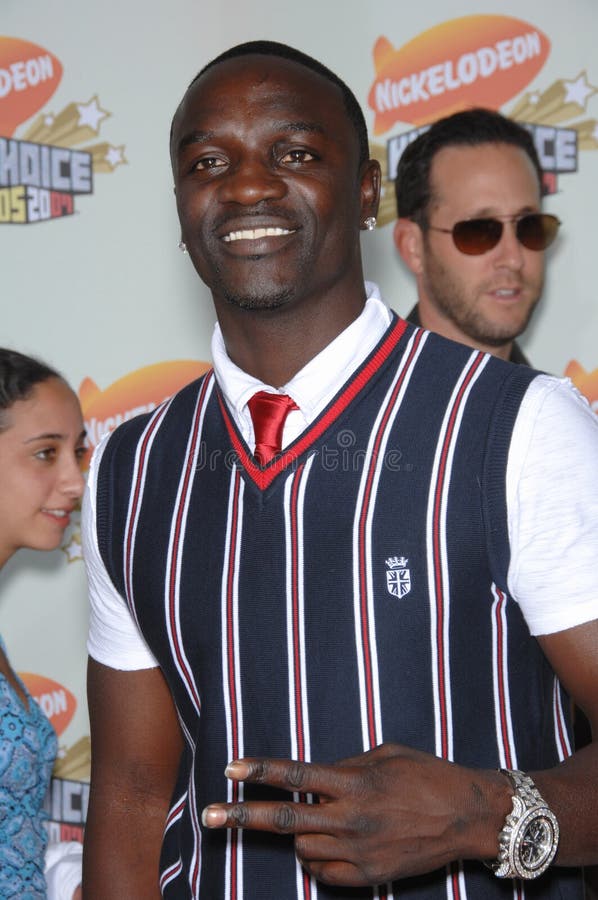 Akon editorial stock image. Image of akon, awards, video - 26360789