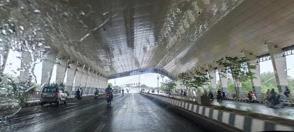 Akota bridge of Vadodara stock image. Image of infrastructure - 222172775