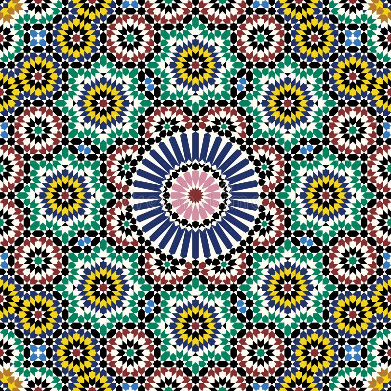 Akram Morocco Pattern Two stock vector. Illustration of islam - 35294786