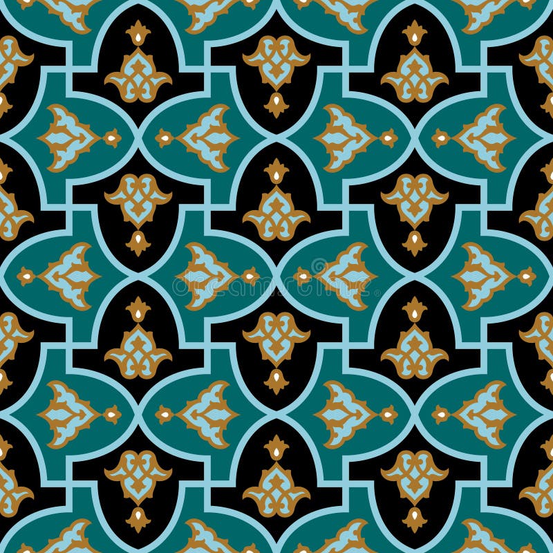 Akram Seamless Pattern Two stock vector. Illustration of pattern - 35294641