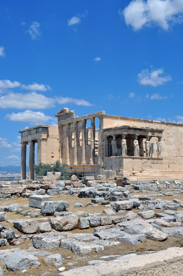 Akropol Aten Grekland arkivfoto. Bild av tempel, citadell - 33582784
