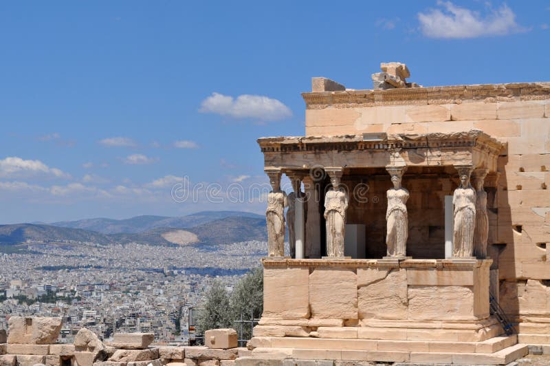 Akropol, Ateny Grecja obraz stock. Obraz złożonej z kolumna - 33226127