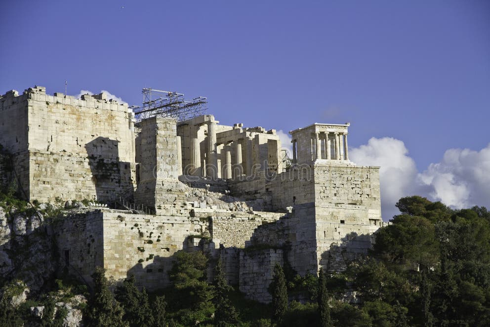 Akropol Athens Greece obraz stock. Obraz złożonej z grecja - 18119971