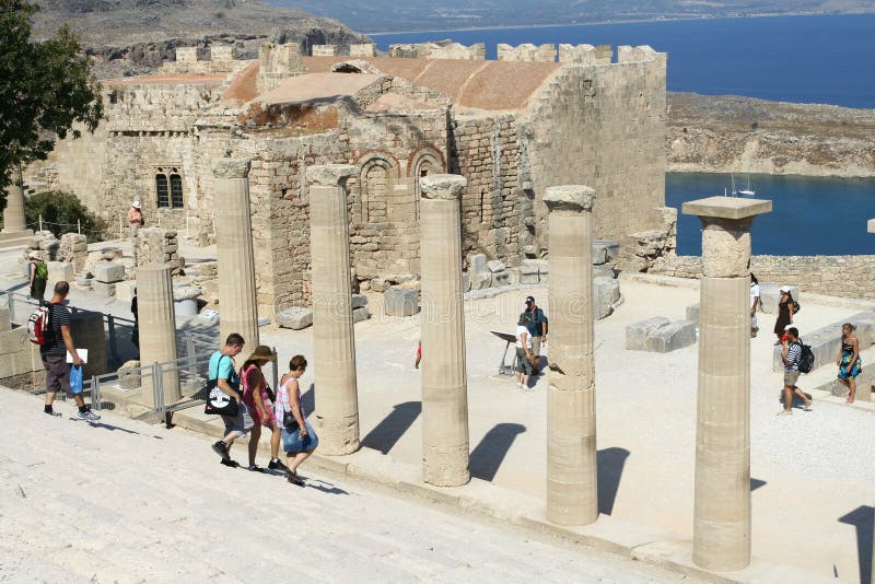 Oude Stad Van Rhodos, Griekenland Redactionele Foto - Image of beelden ...