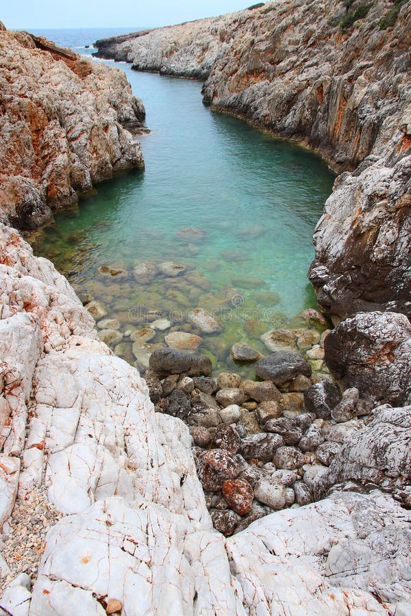 Akrotiri Peninsula in Crete, Greece Stock Image - Image of ...