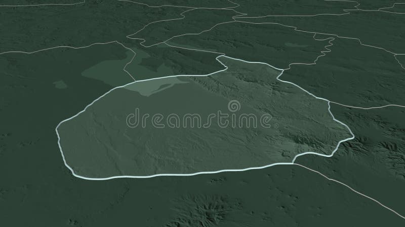 Aksaray, Turkey - Outlined. Administrative Stock Illustration ...